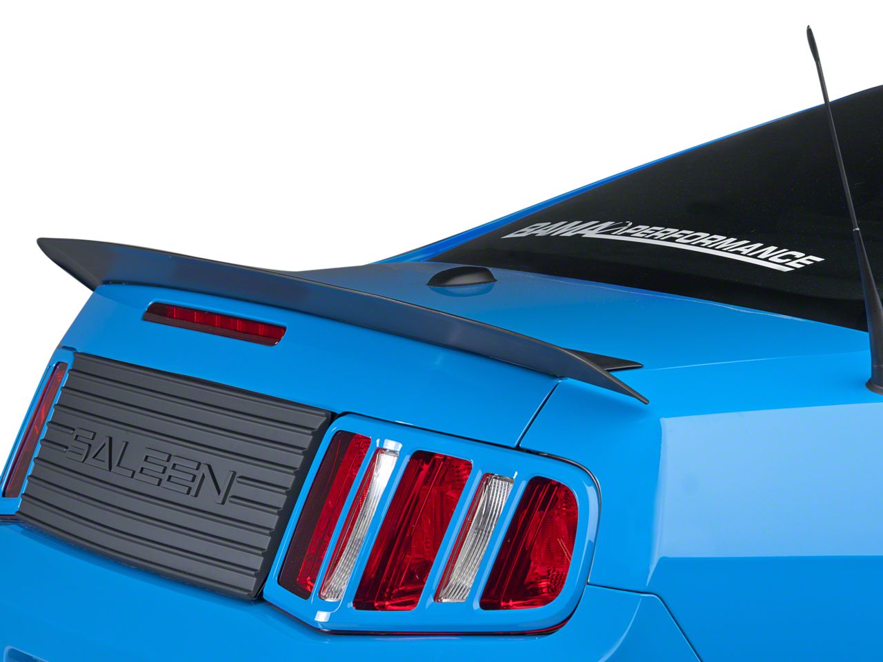 RTR Mustang Aluminum Rear Spoiler; Black 1098-6002-05 (10-14 Mustang ...