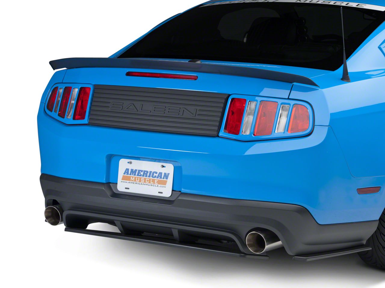 RTR Mustang Aluminum Rear Spoiler; Black 1098-6002-05 (10-14 Mustang ...
