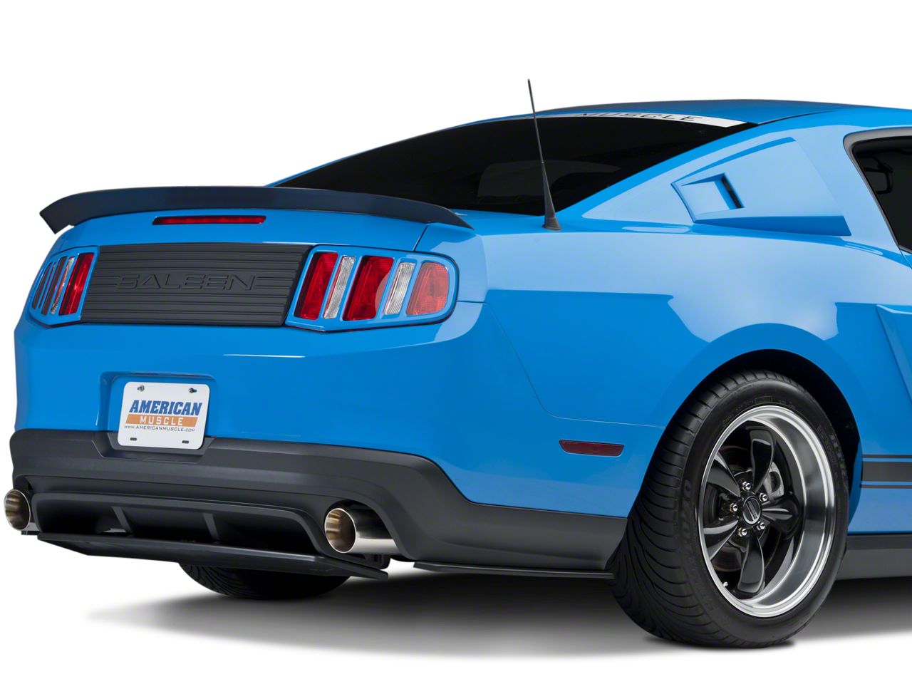 RTR Mustang Aluminum Rear Spoiler; Black 1098-6002-05 (10-14 Mustang ...