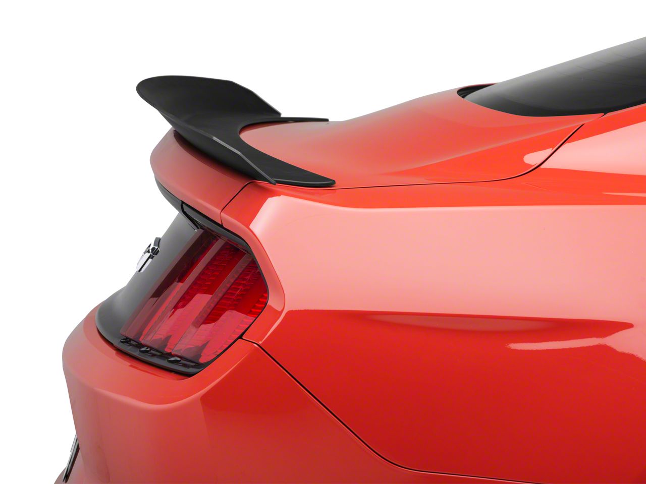 RTR Mustang Rear Spoiler; Matte Black 387380 (15-23 Mustang) - Free ...