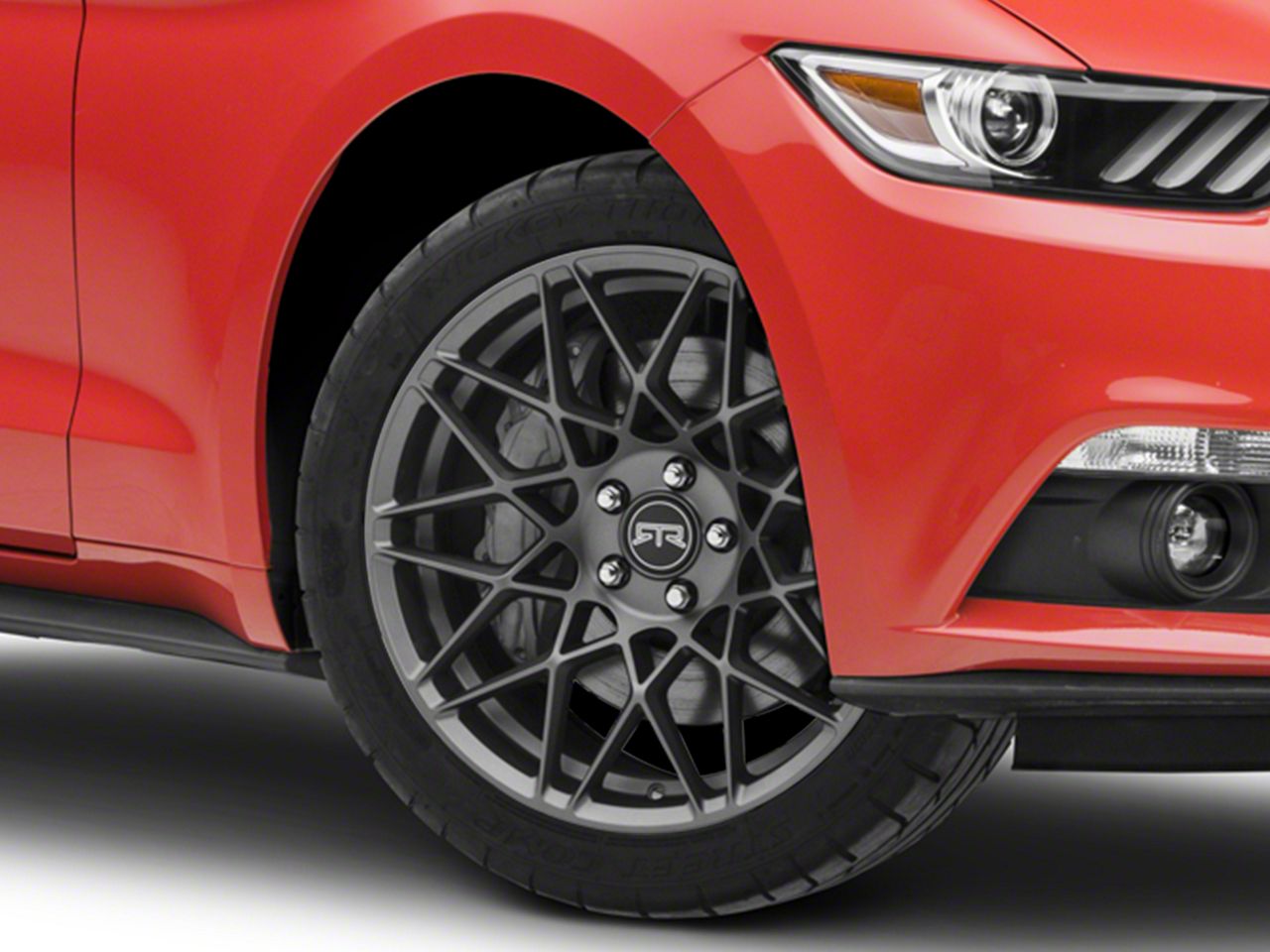 RTR Mustang Tech Mesh Satin Charcoal Wheel; 19x9.5; 33mm Offset A236953 ...