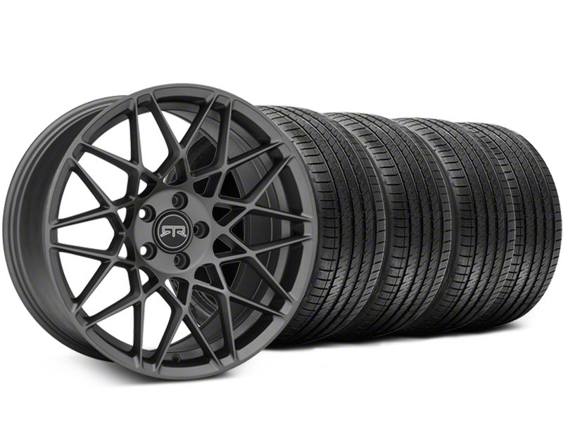 Mustang RTR Tech Mesh Satin Charcoal Wheel and Sumitomo Maximum ...
