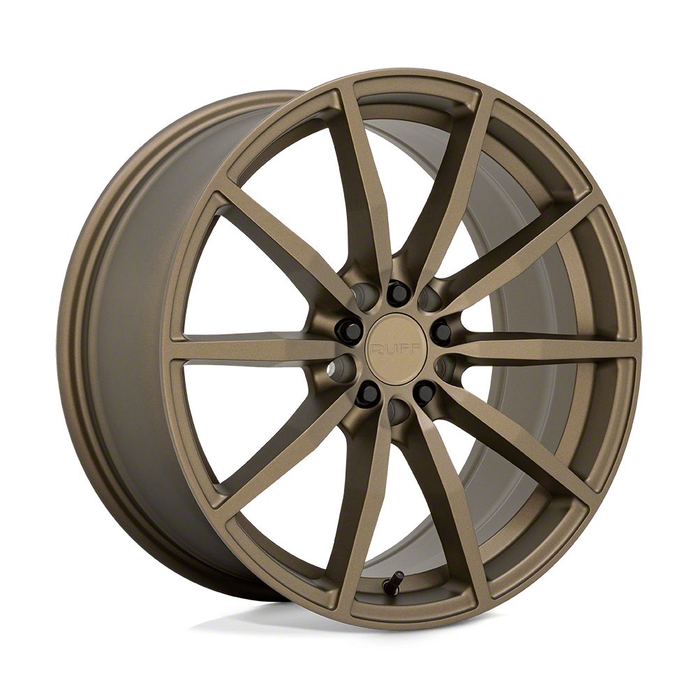 RUFF Mustang Burnout Bronze Wheel; 18x8 1880RFB385D84Z72 (10-14 Mustang ...