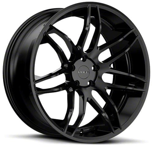 RUFF Charger R960 Satin Black Wheel; Rear Only; 20x10; 25mm Offset ...