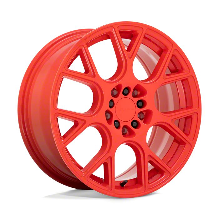 RUFF Mach-E Drift Gloss Red Wheel; 18x8; 38mm Offset 1880RDD385D84R72 ...
