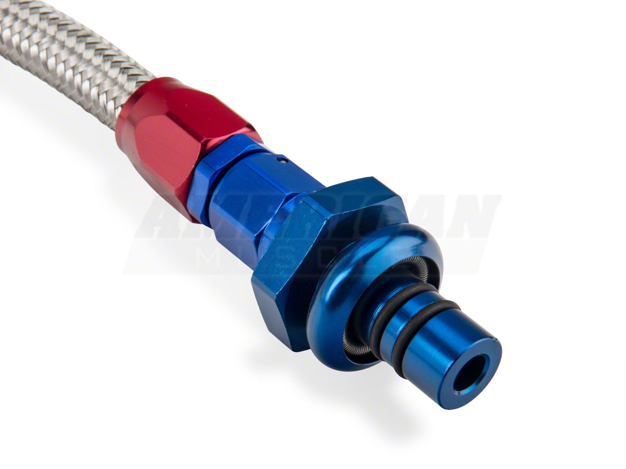 Russell Mustang Stainless Steel; AN Fuel Line Kit 651104 (87-93 5.0L ...