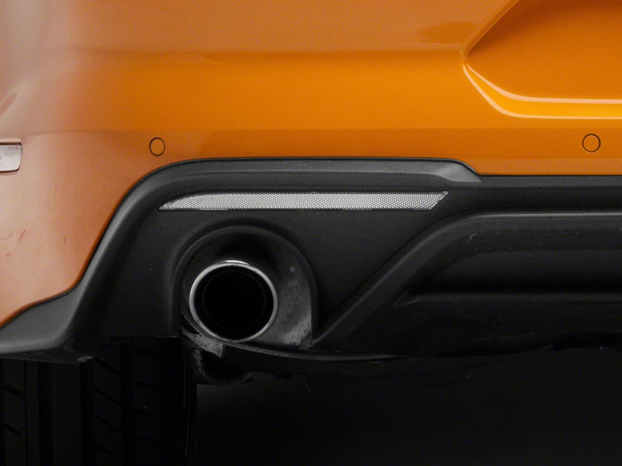 S550 Euros Mustang Rear Reflectors; Clear 1517Refeu (15-17 Mustang; 18 ...