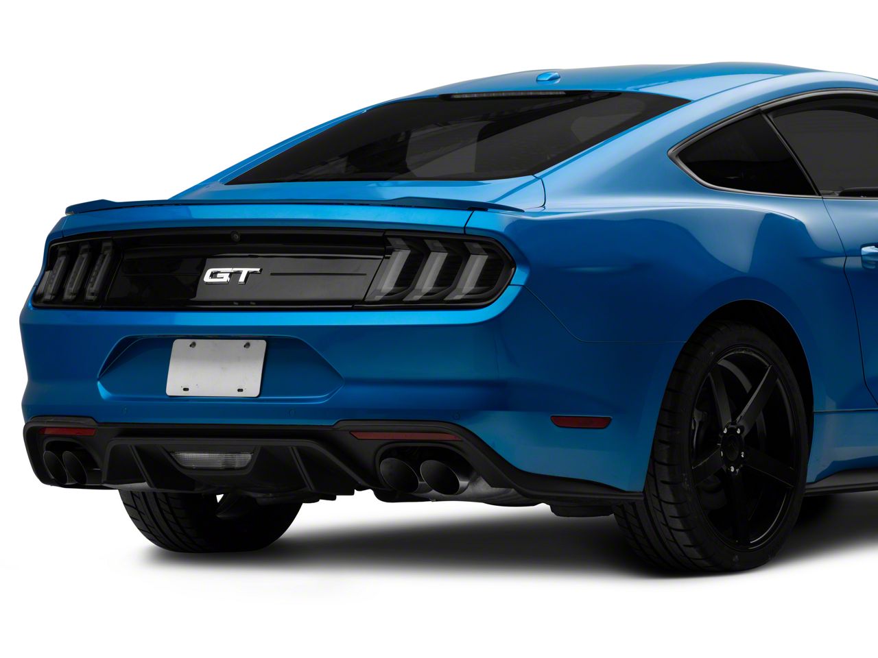 S550 Euros Mustang V2 LED Tail Lights; Black Housing; Smoked Lens ...