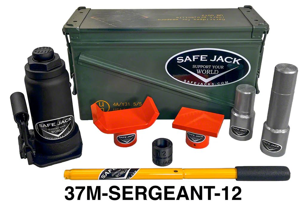 Safe Jack Universal AM 12-Ton The Sergeant Off-Road Recovery Kit 37M ...