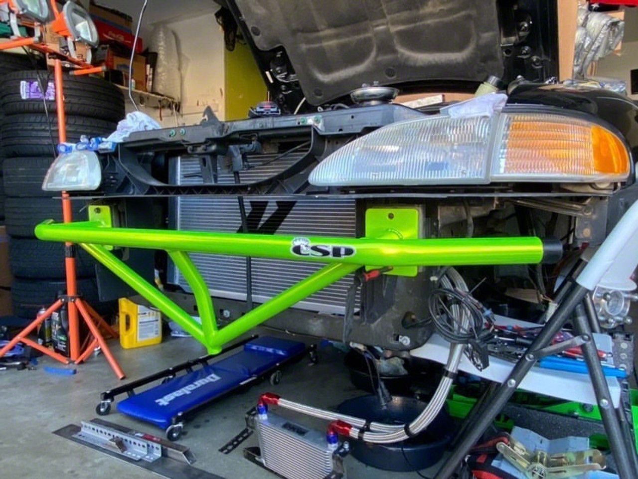 Synergy Race Development Mustang Front Bash Bar; Raw 014-004-0347 (94 ...