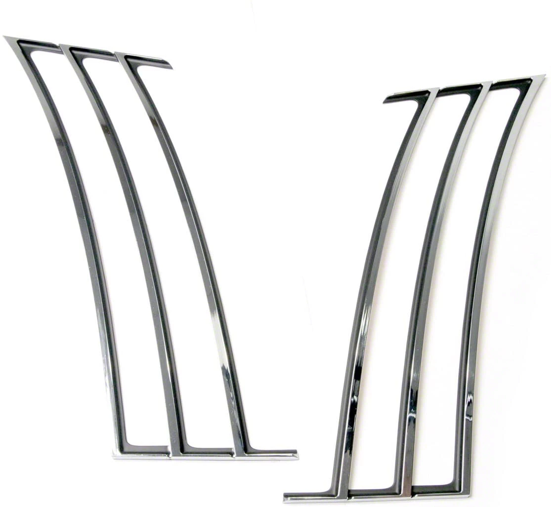 Camaro Quarter Panel Trim; Chrome (10-15 Camaro) - Free Shipping