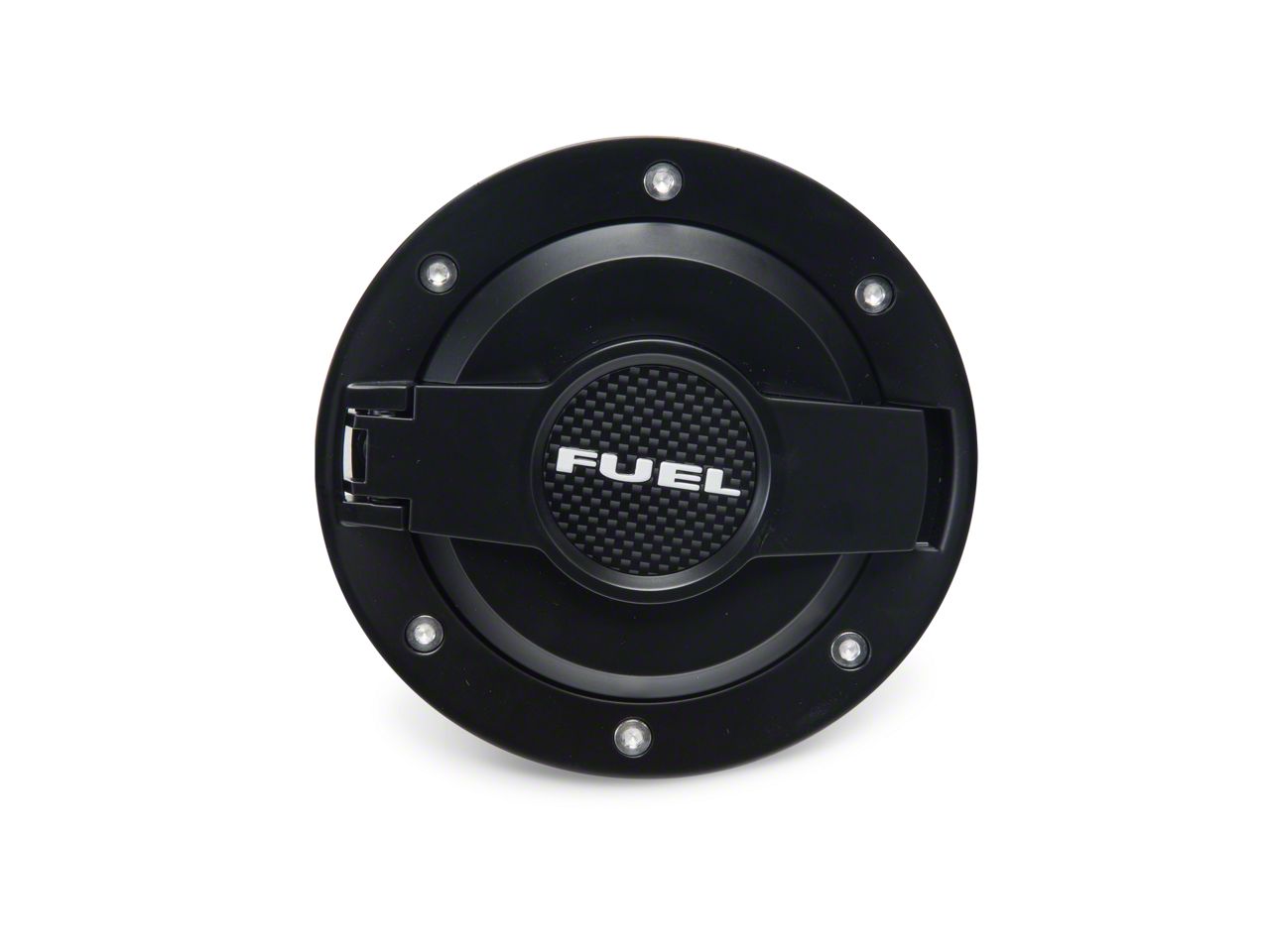 Drake Muscle Cars Challenger Billet Aluminum Fuel Door; All-Black MO ...