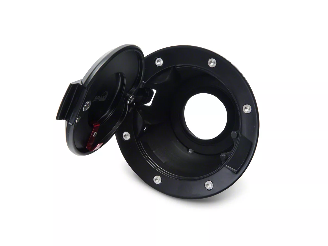 Drake Muscle Cars Challenger Billet Aluminum Fuel Door; All-Black MO ...