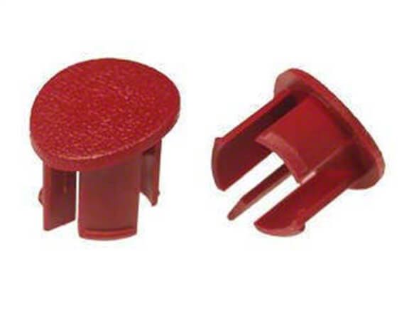 Mustang Passenger Side Door Arm Rest Plugs; Red (87-93 Mustang) - Free ...