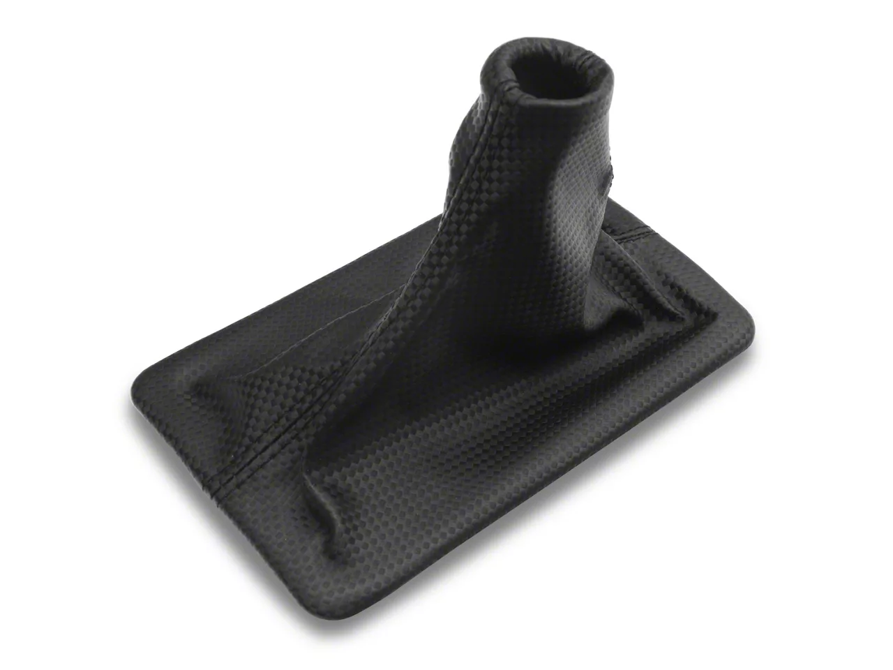Drake Muscle Cars Mustang Shift Boot; Carbon Fiber 5R3Z-7277-CF (05-09 ...