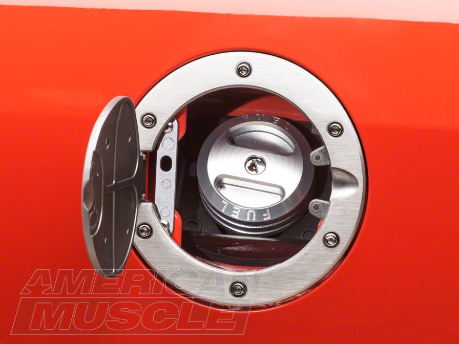 Drake Muscle Cars Mustang Billet Aluminum Locking Fuel Cap 5R3Z-9030-BL ...