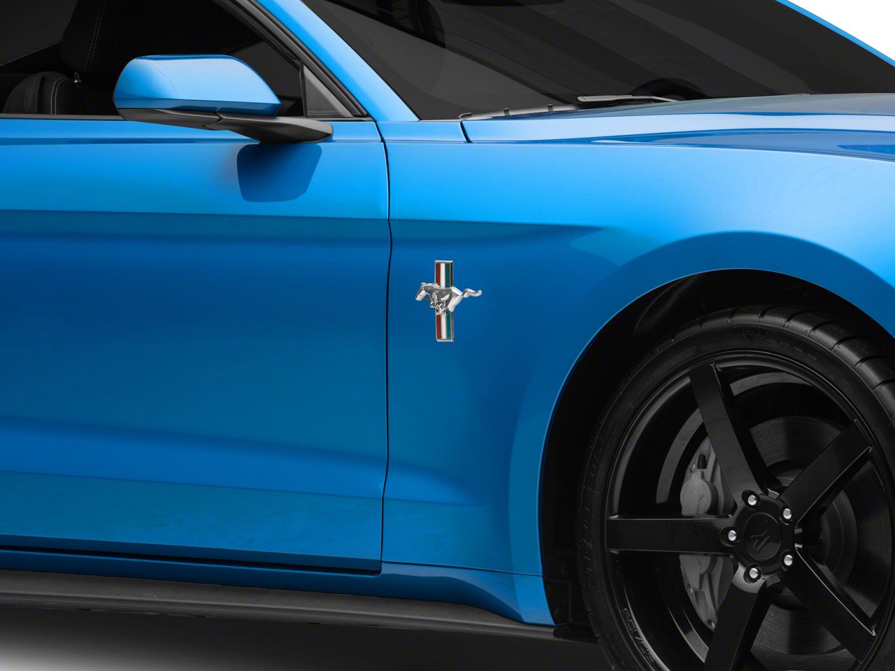 Scott Drake Mustang Tri-Bar Running Pony Emblem C5ZZ-16229-B