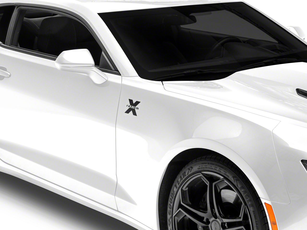 SEC10 Camaro Raxiom Fender Decal; Black 431192 (Universal; Some ...