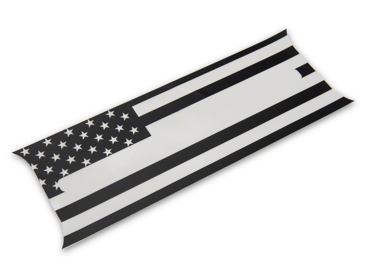 SEC10 Challenger Trunk Flag Decal; Matte Black CH21212 (08-23 ...