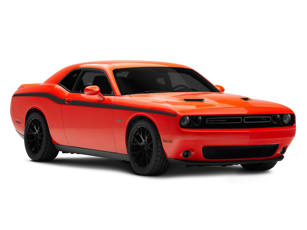 SEC10 Challenger Upperbelt Line Stripes; Matte Black CH21207 (08-23 ...