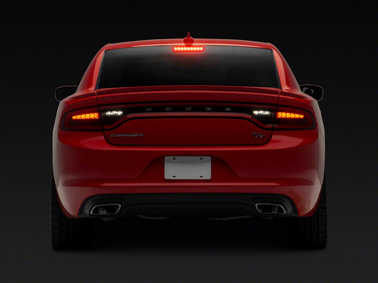 SEC10 Charger Honeycomb Tail Light Tint; Smoked CR20634 (11-23 Charger ...