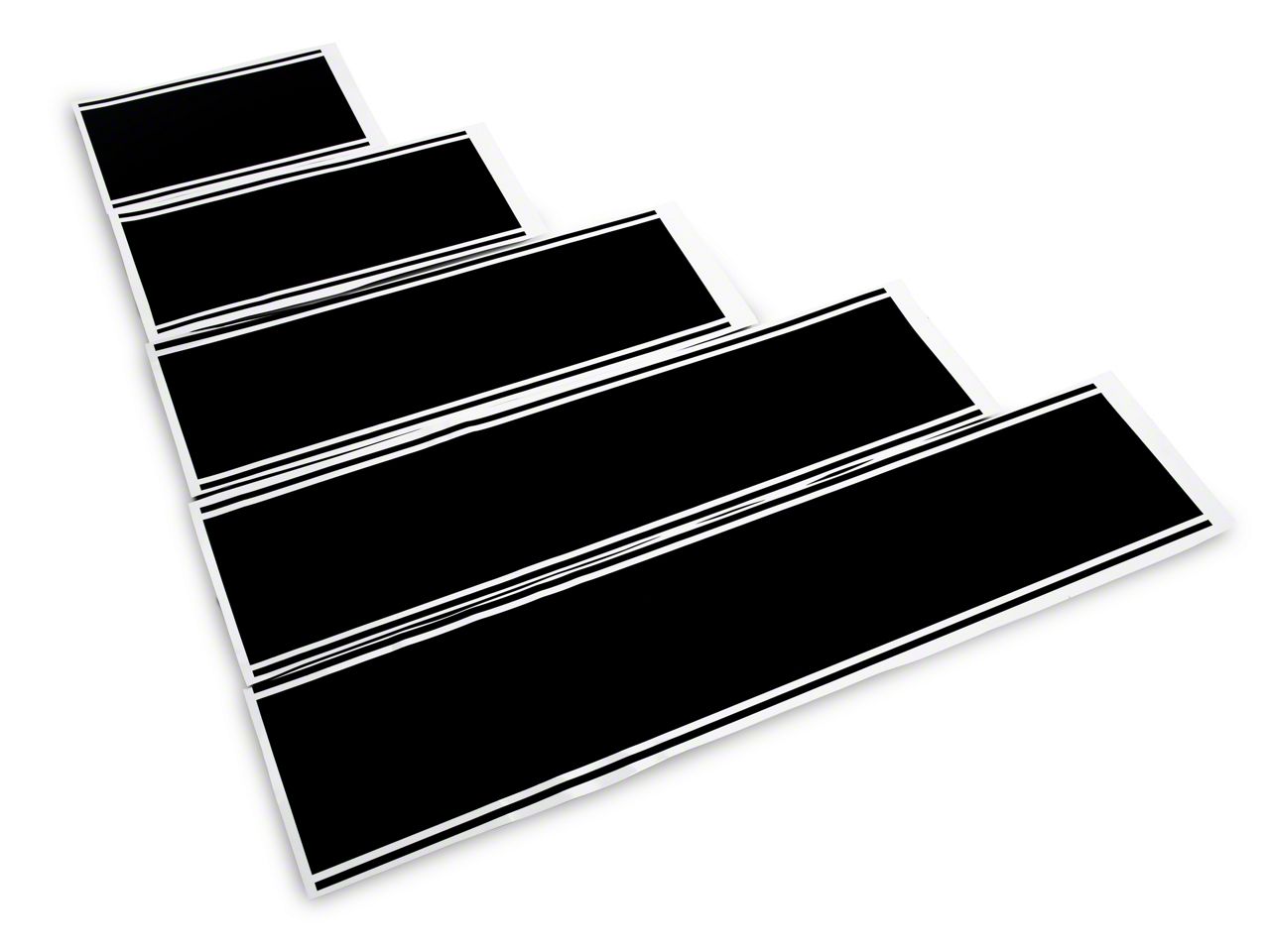 SEC10 Charger Pin Striped Full Length Stripes; Gloss Black CR21524 (06 ...