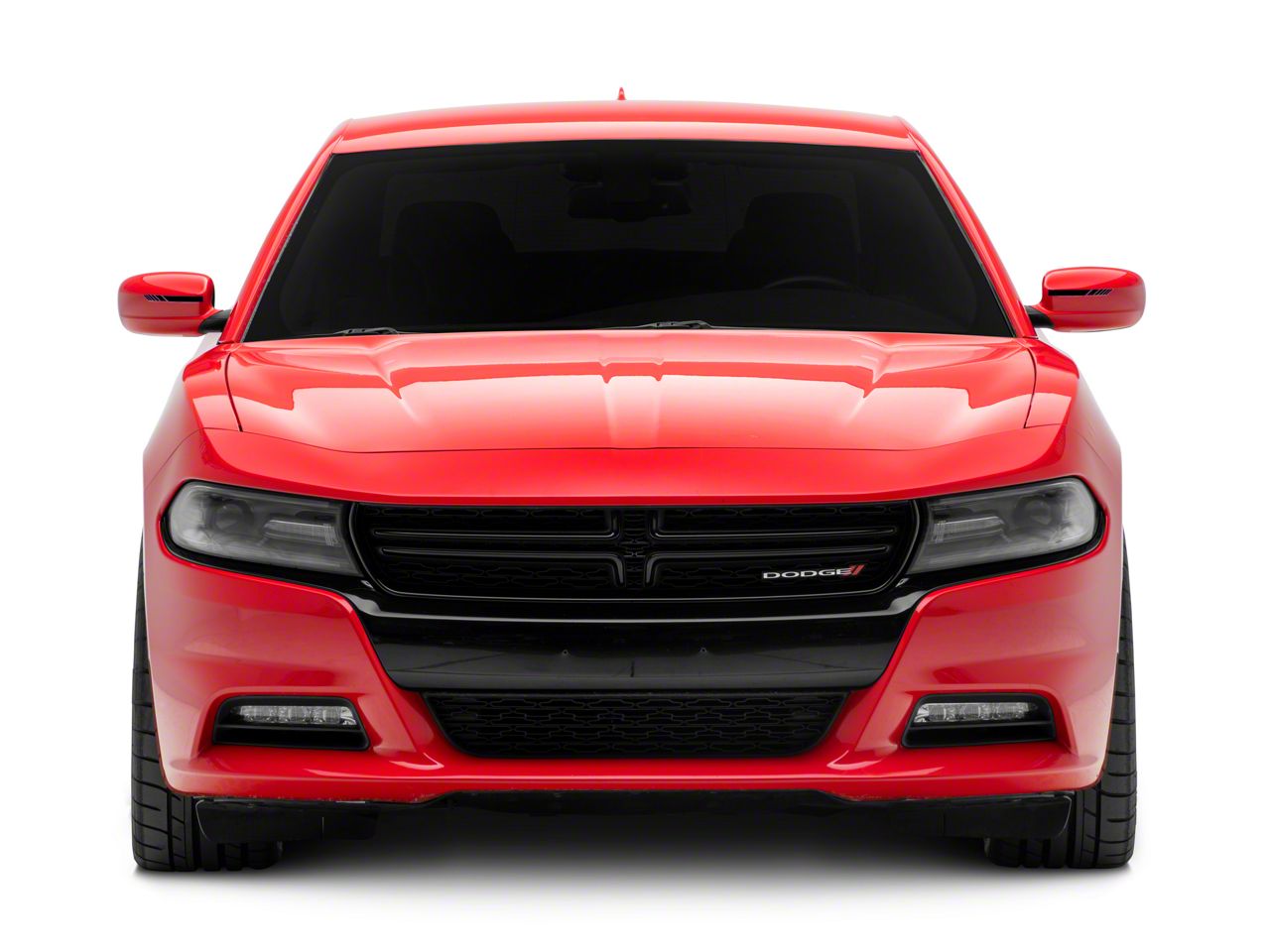 SEC10 Charger Side Mirror Hash Stripes; Gloss Black 430329 (Universal ...