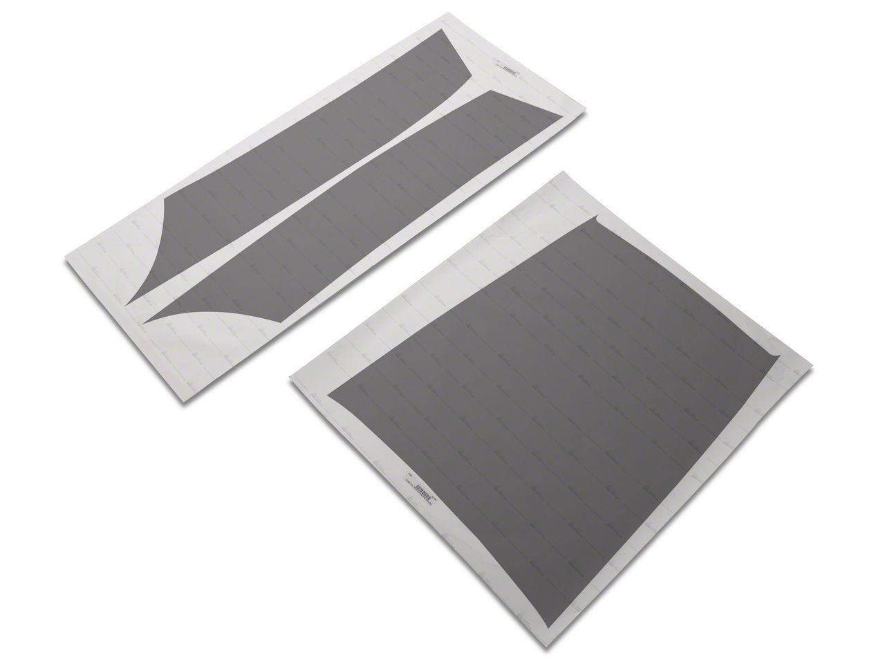 SEC10 Mustang Dark Horse Style Hood Decals; Gloss Black 440148 (24-25 ...