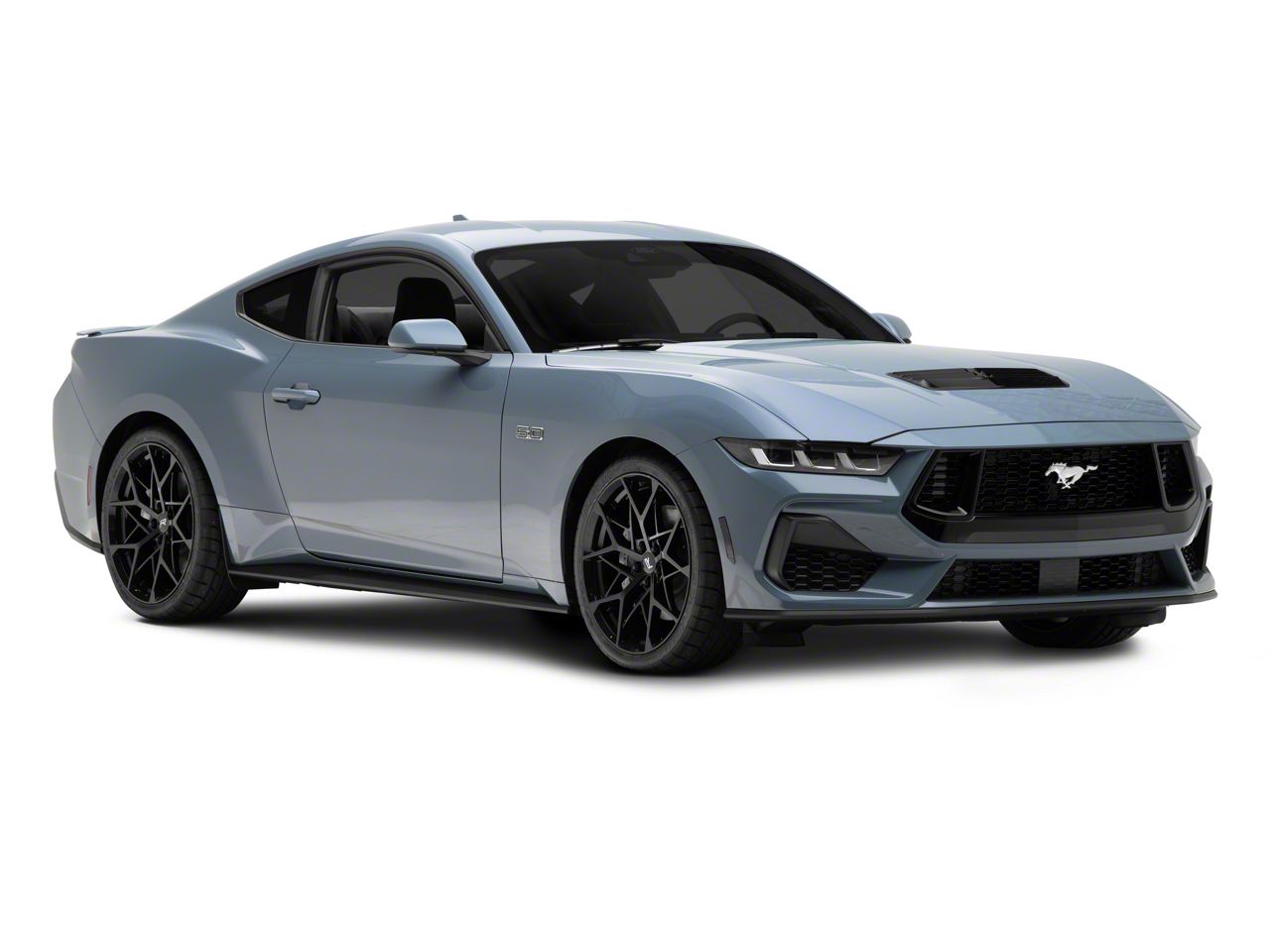 SEC10 Mustang Front Marker Light Tint; Smoked 437852 (24-25 Mustang ...