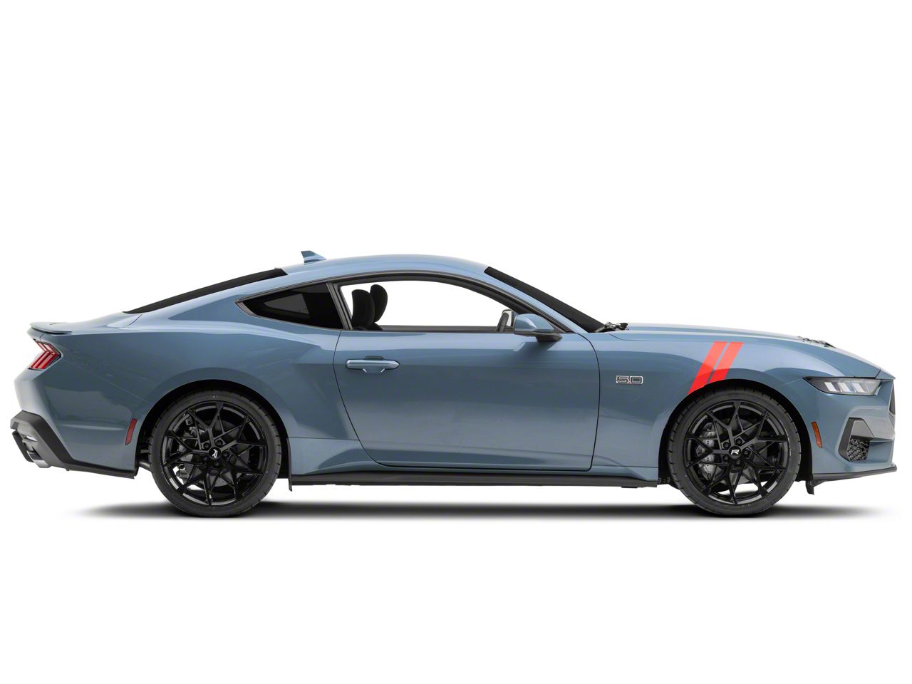 SEC10 Mustang Hash Marks; Red 26361 (2024 Mustang) - Free Shipping