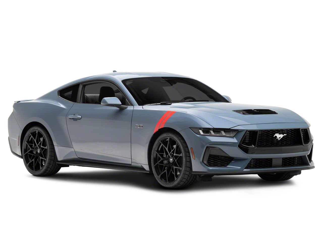 SEC10 Mustang Hash Marks; Red 26361 (2024 Mustang) - Free Shipping