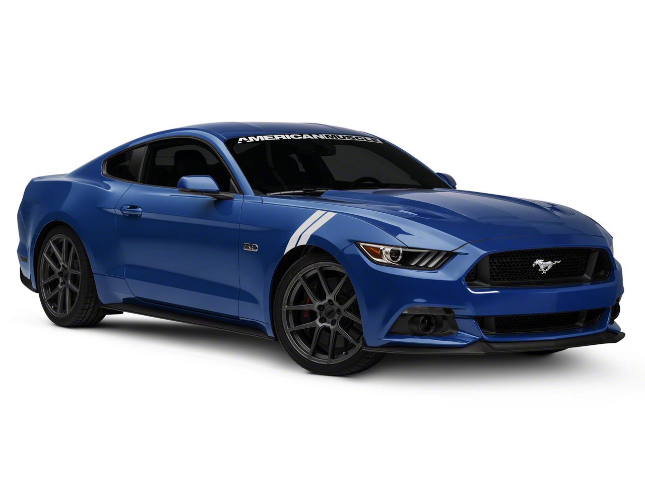 SEC10 Mustang Hash Marks; White 26357 (2024 Mustang) - Free Shipping