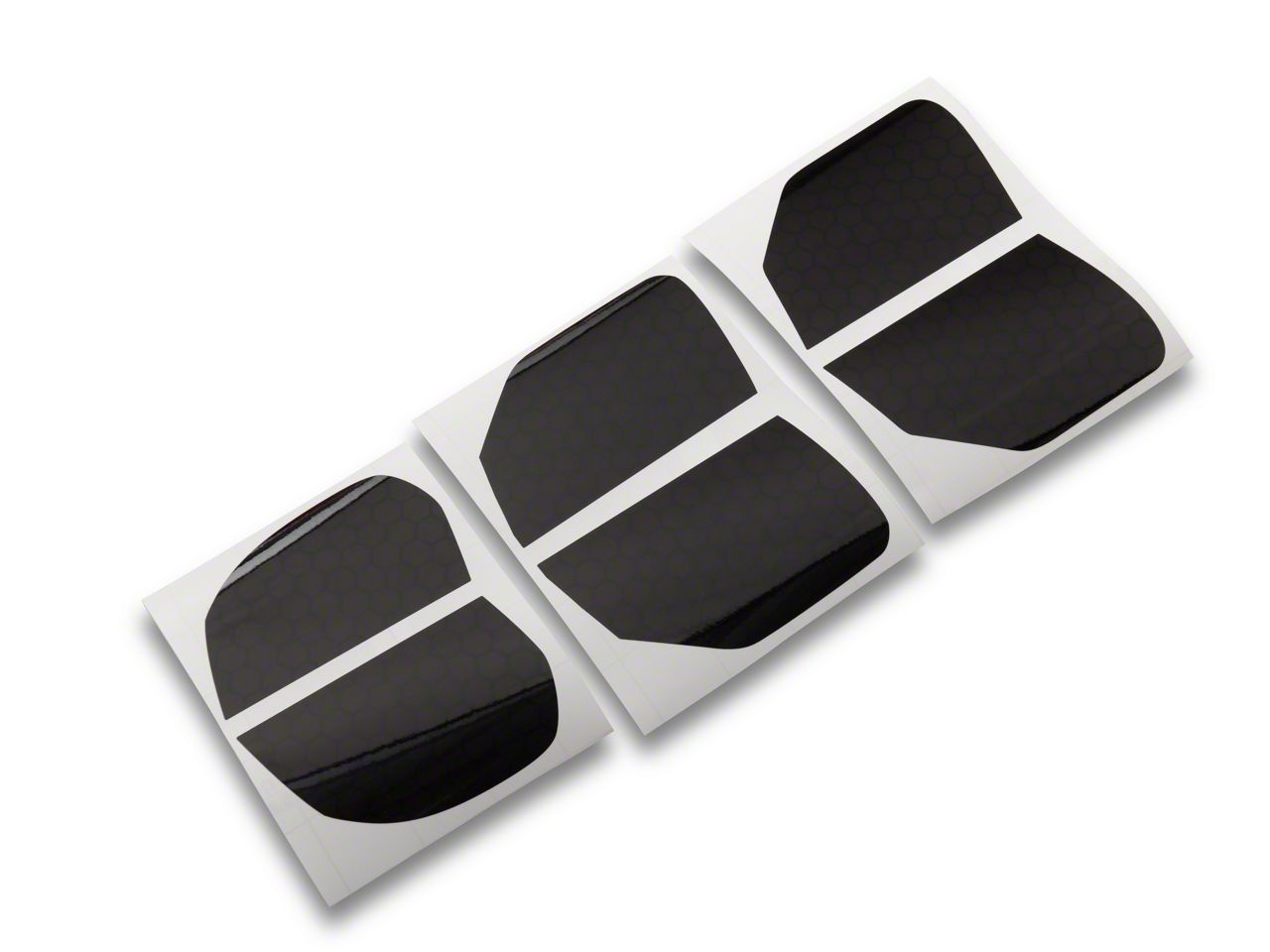 SEC10 Mustang Honeycomb Tail Light Tint; Smoked 432313 (15-17 Mustang; 18-20 Mustang GT350 ...