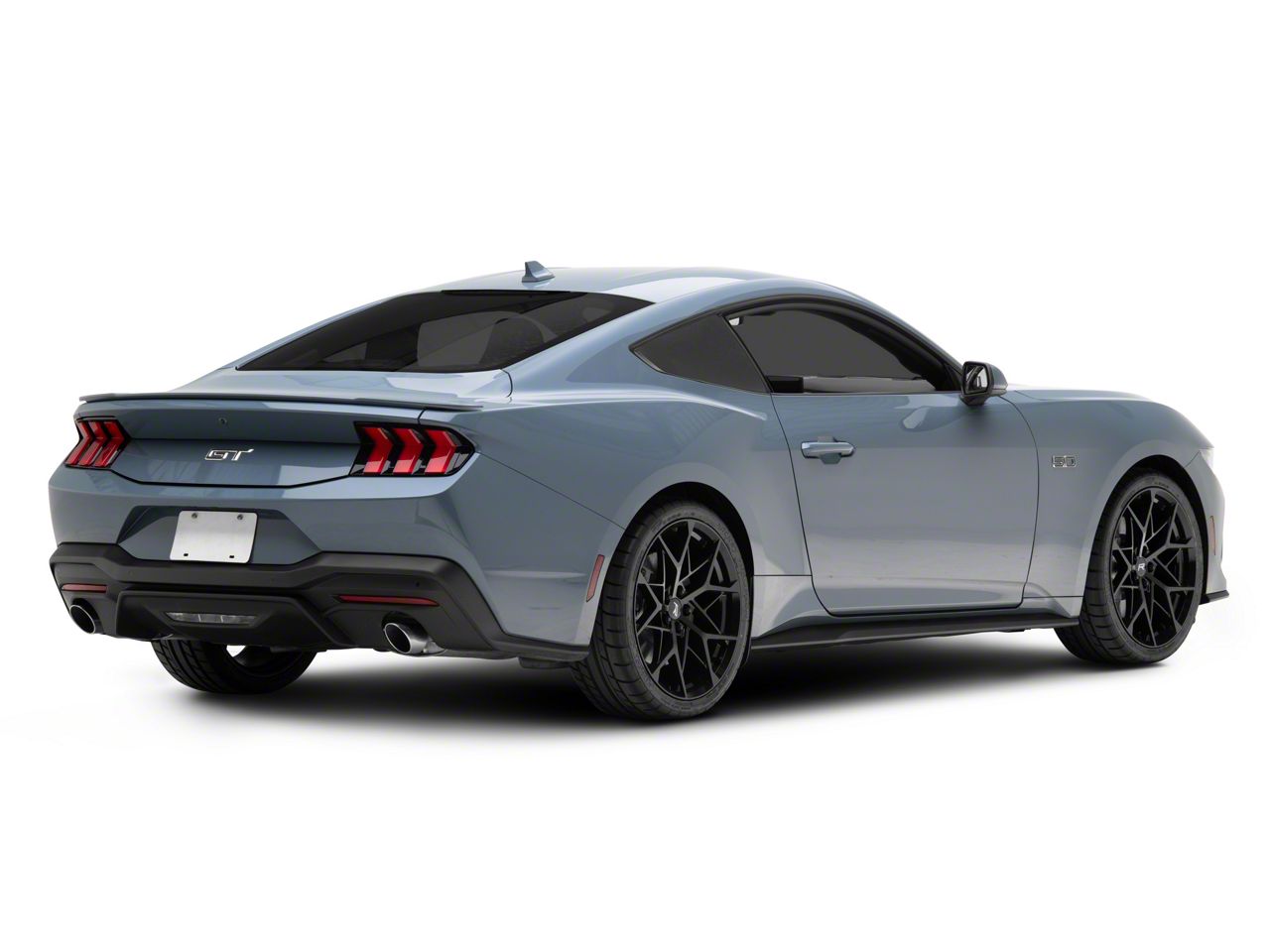 SEC10 Mustang Quarter Window Blackout; Brushed Black 386504 (2024 ...