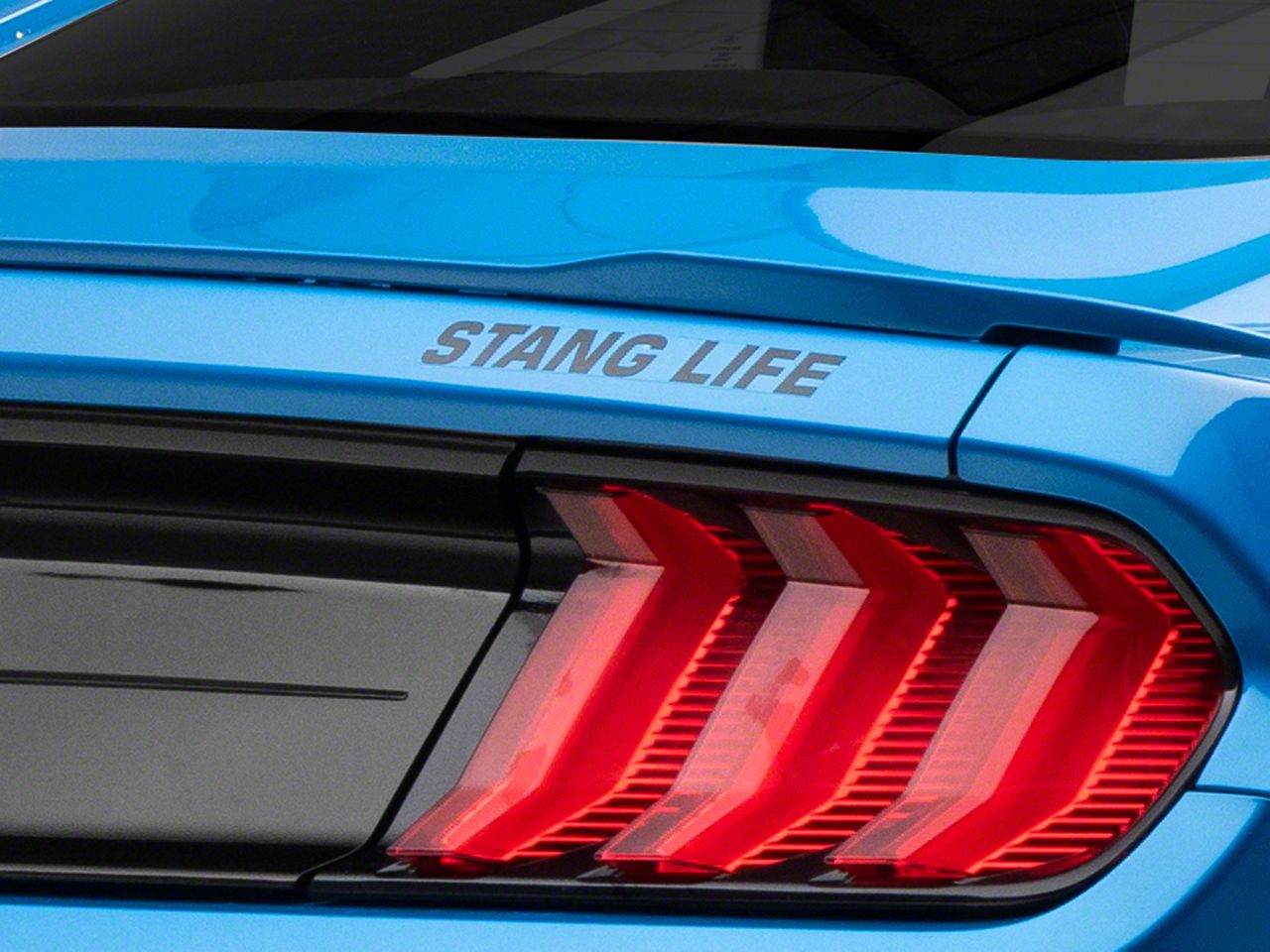 SEC10 Mustang Stang Life Decal; Gloss Black 431195 - Free Shipping