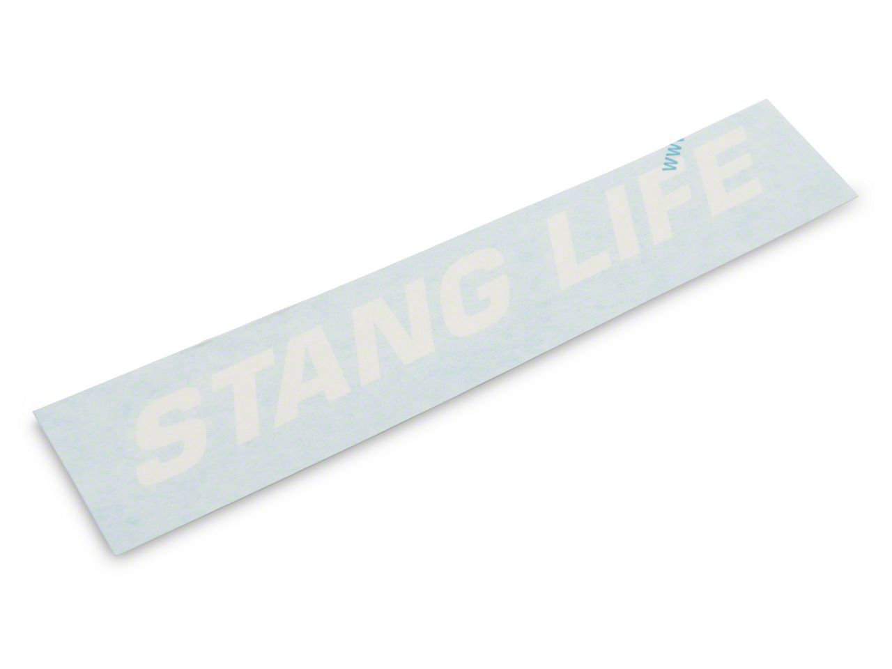 SEC10 Mustang Stang Life Decal; White 431197 - Free Shipping