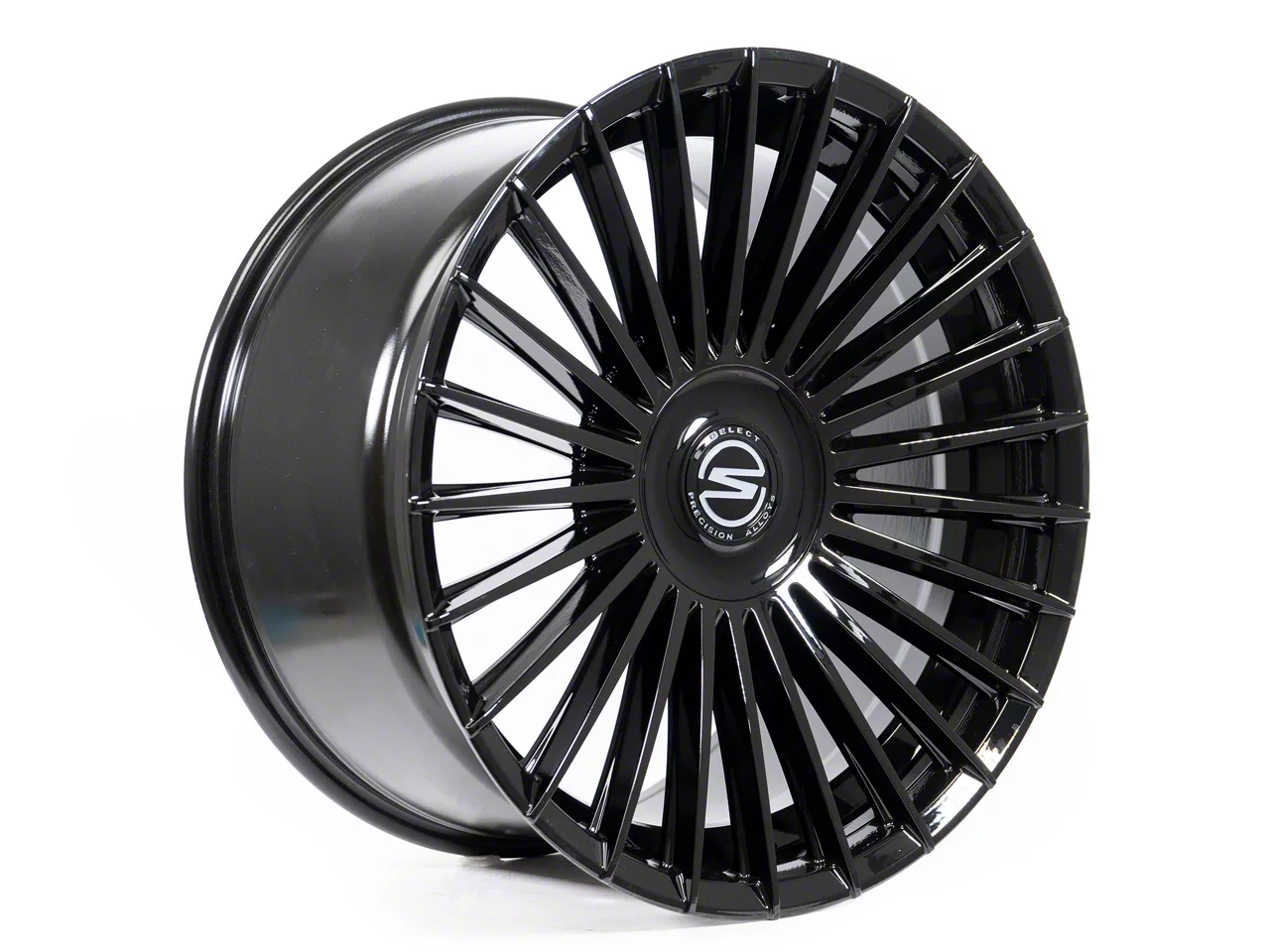 Select Precision Alloys Mustang Bristol Glossy Black Wheel; 20x9; 38mm ...