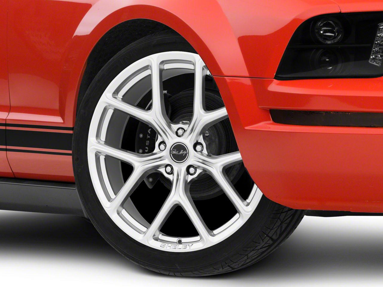 Carroll Shelby Wheels Mustang CS3 Chrome Powder Wheel; 20x9.5; 40mm ...