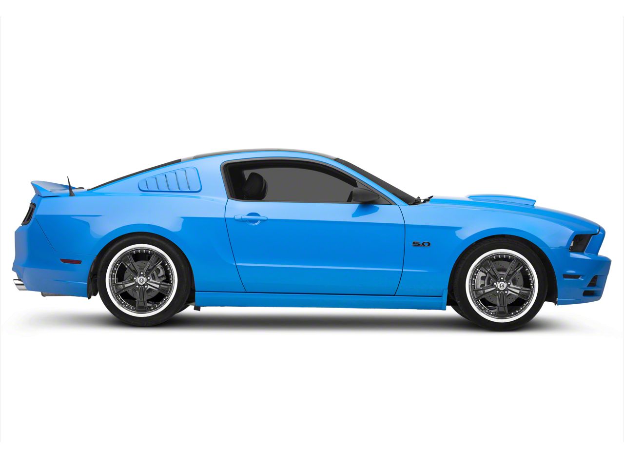 Shelby Mustang Razor Gloss Black Wheel; Rear Only; 20x10; 48mm Offset ...