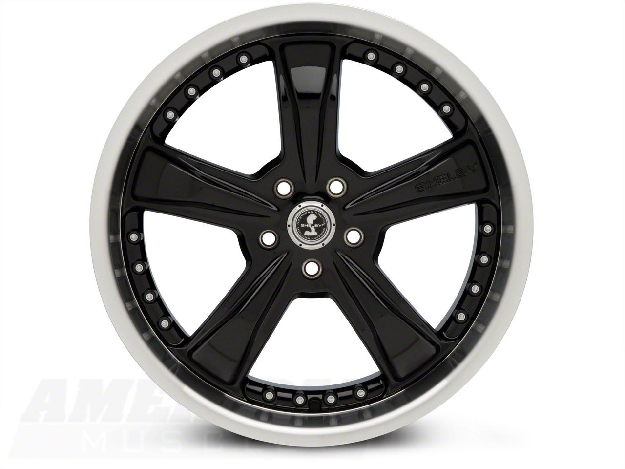 Shelby Mustang Razor Gloss Black Wheel; 20x9; 24mm Offset SB198B2966 ...