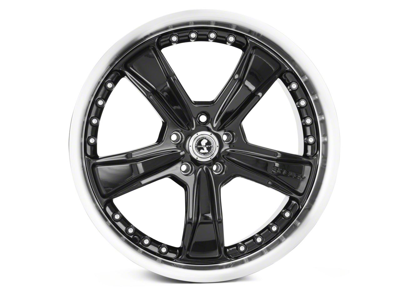 Mustang 20x9 Shelby Razor Wheel & Lionhart All-Season LH-Five Tire ...