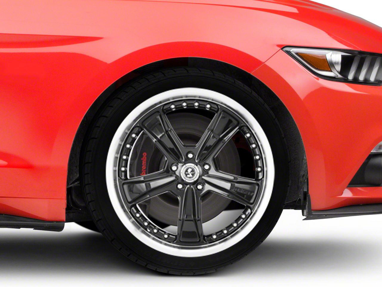 Mustang 20x9 Shelby Razor Wheel & Lionhart All-Season LH-Five Tire ...