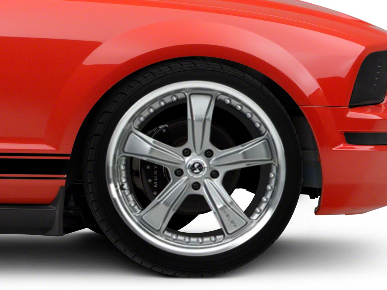 Mustang 20x9 Shelby Razor Wheel & NITTO High Performance NT555 G2 Tire ...