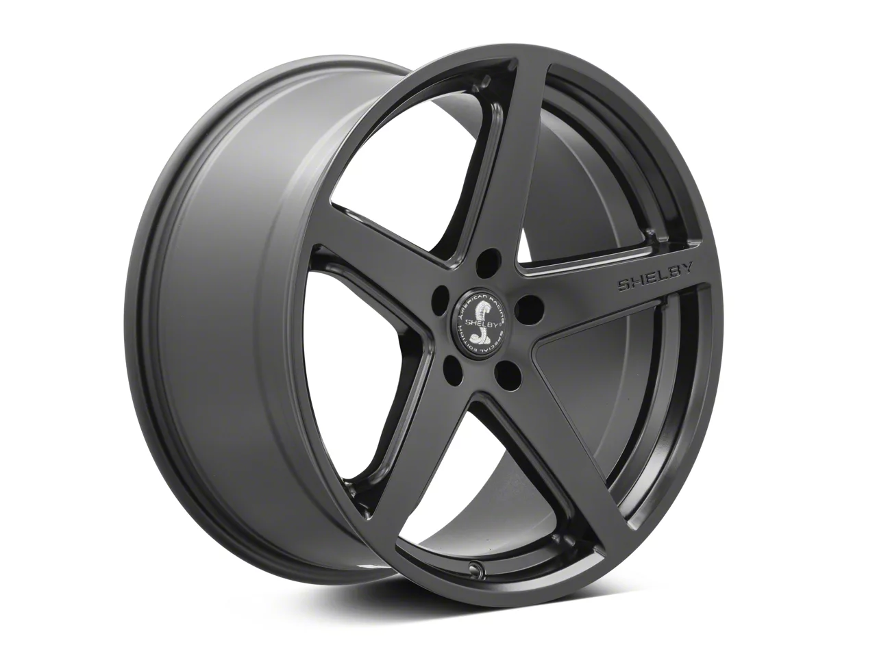 Mustang Shelby Style SB201 Satin Black Wheel; 19x9.5; 33mm Offset (15 ...