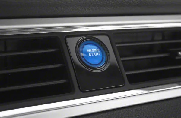 SHR Mustang Illuminated Push Button Start Ignition Kit; Blue S297-850 ...
