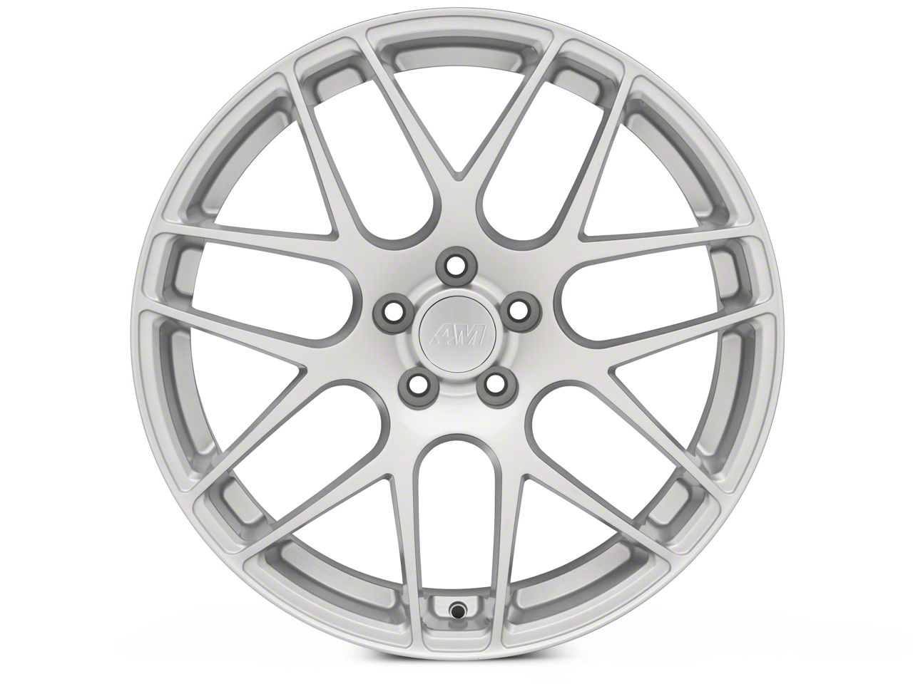 Mustang AMR Silver Wheel; 20x8.5; 30mm Offset (15-23 Mustang GT ...