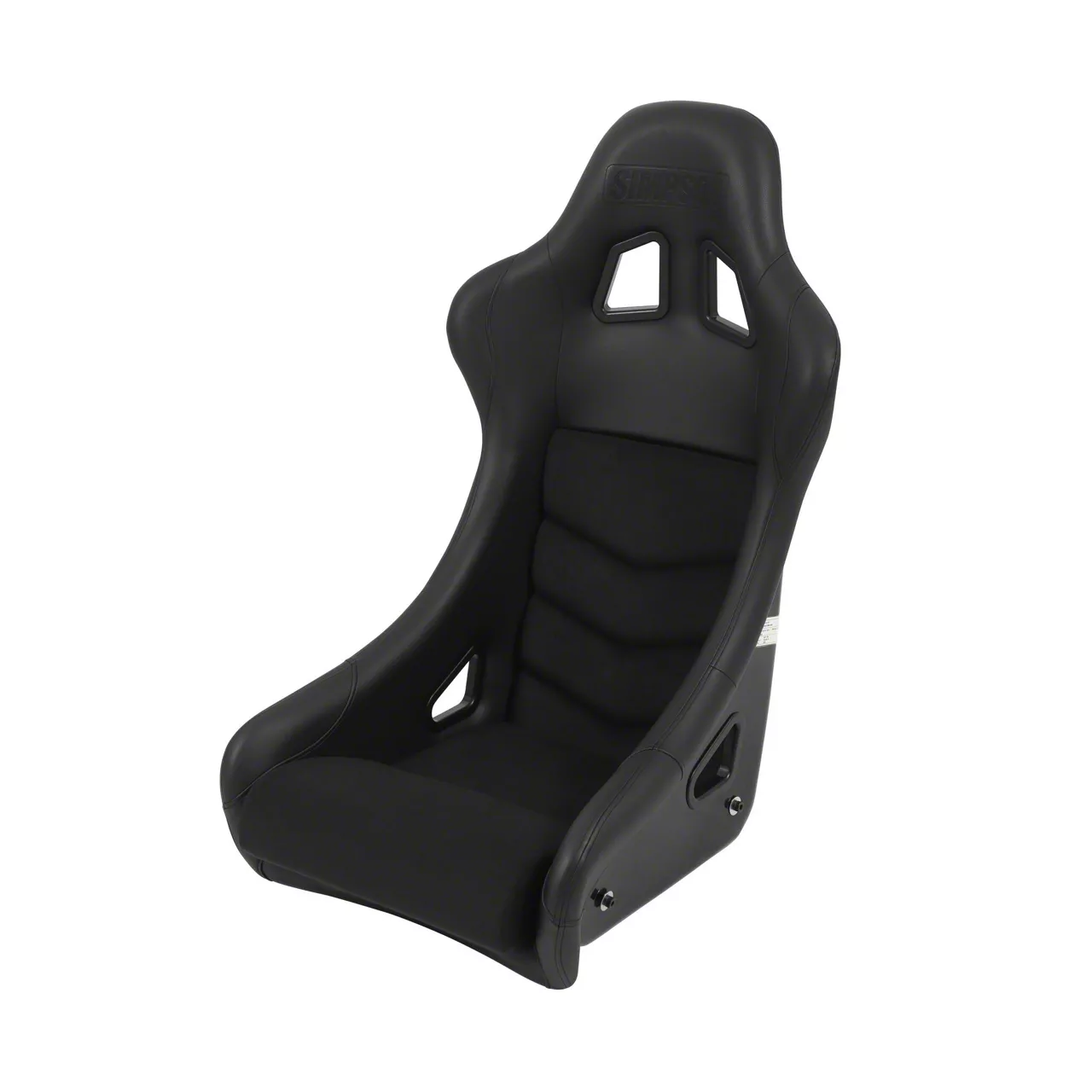 Simpson Camaro Club Series Bucket Seat; Black Vinyl; Large S108-305 ...