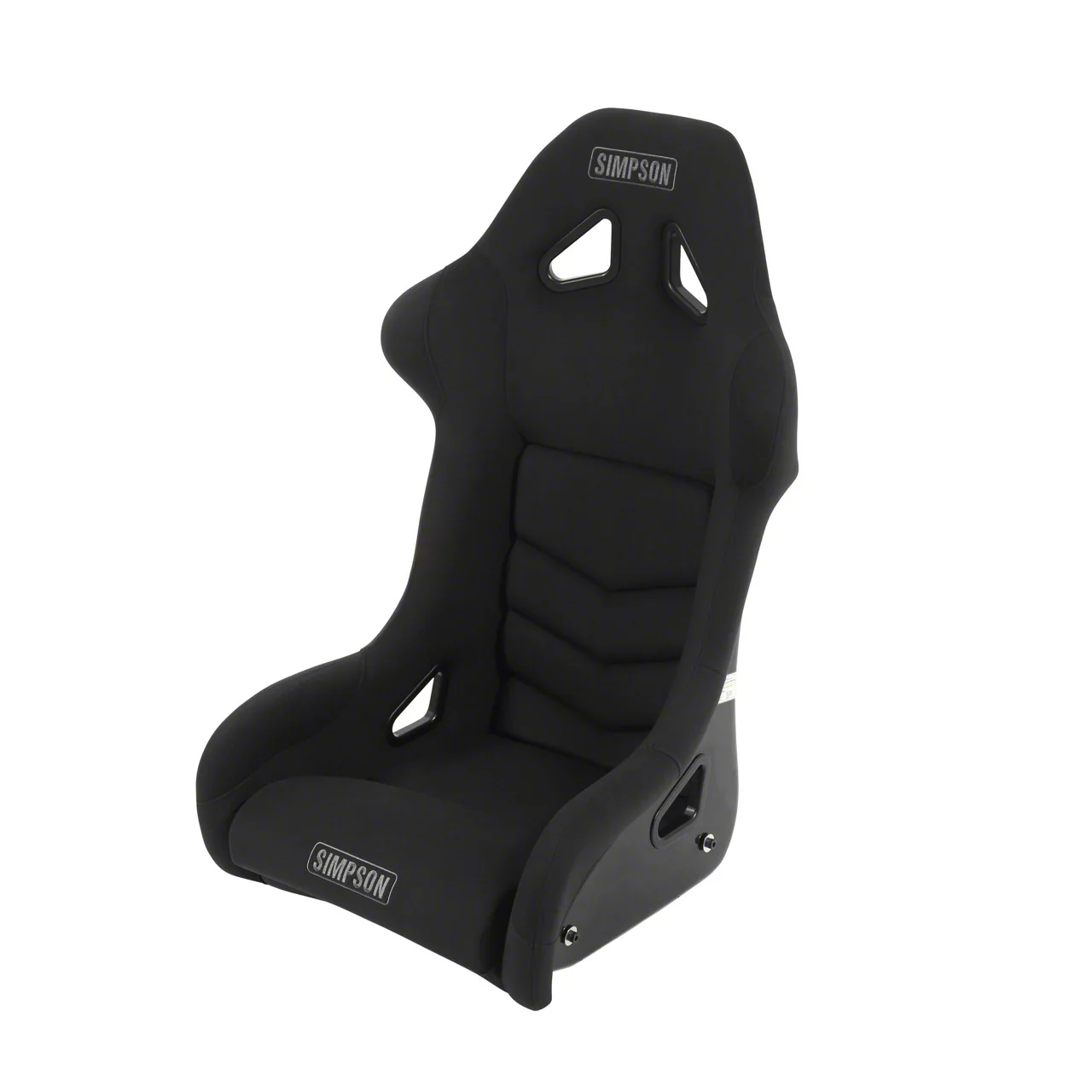 Simpson Challenger Club Series Bucket Seat; Black Cloth; Extra Large ...