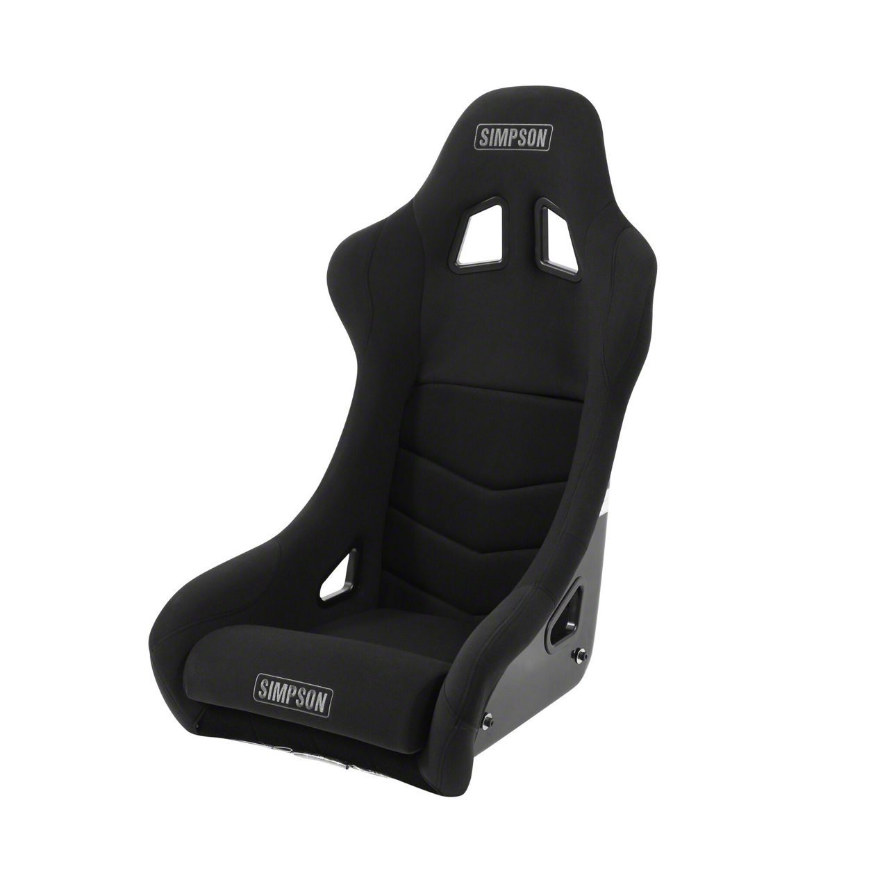 Simpson Charger Club Series Bucket Seat; Black Cloth; Large S108-304 ...
