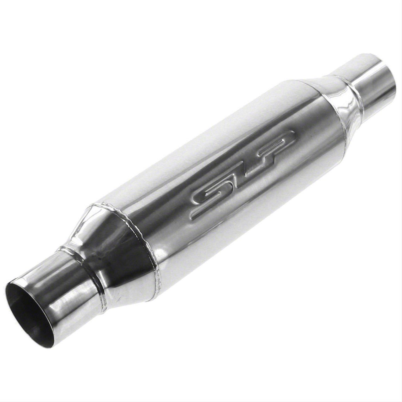 SLP Challenger LoudMouth Bullet-Type Resonator Muffler; 2.50-Inch Inlet ...